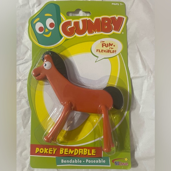 Toys | Pokey Bendable Action Figure Orange And Black | Poshmark